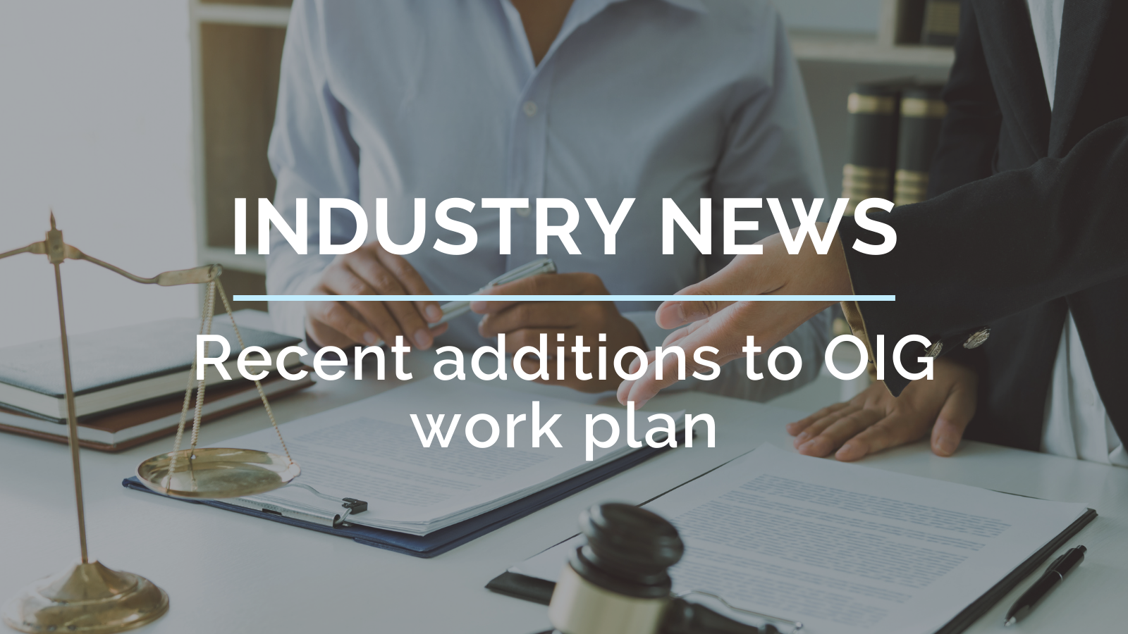 Recent additions to OIG work plan – Simple, a Netsmart solution